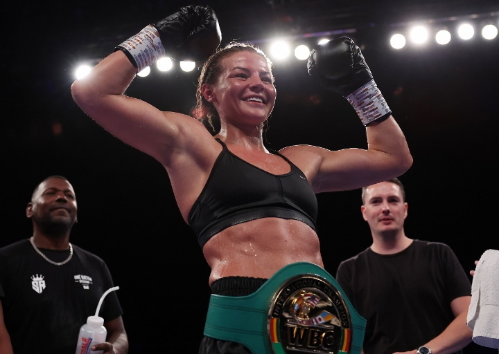 Sandy Ryan, Marie-Pier Houle Clash For WBO Title on Rakhimov-Cordina Card - Boxing News